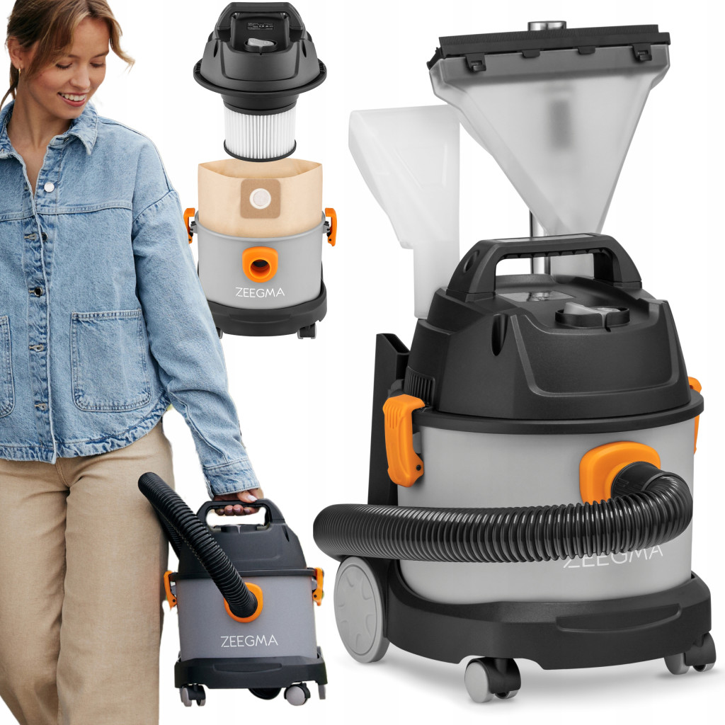 Индустриална прахосмукачка ZEEGMA Pro Compact 1000 W - www.k