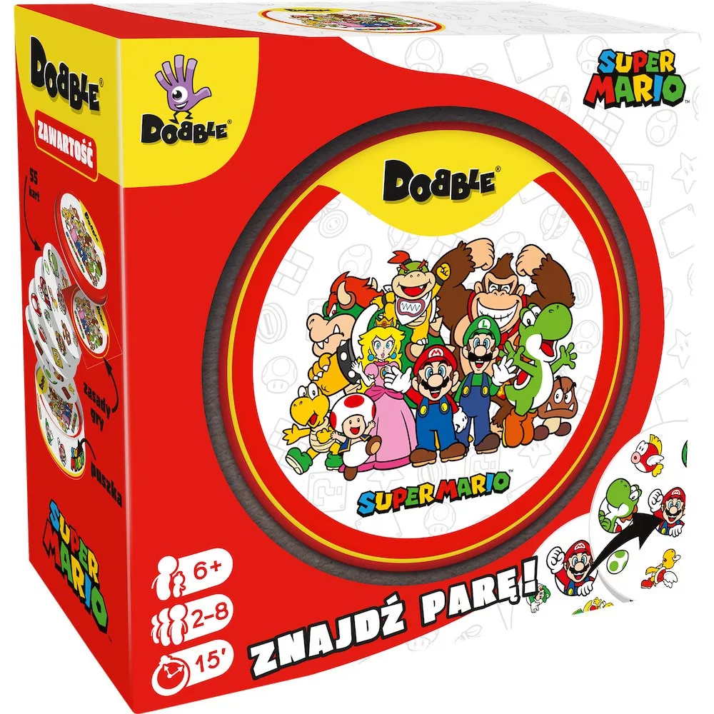 Настолна игра Dobble Super Mario Rebel - www.kamenik.bg